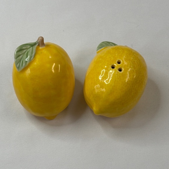 Kitchen | Lemon Shaped Salt And Pepper Shakers | Poshmark